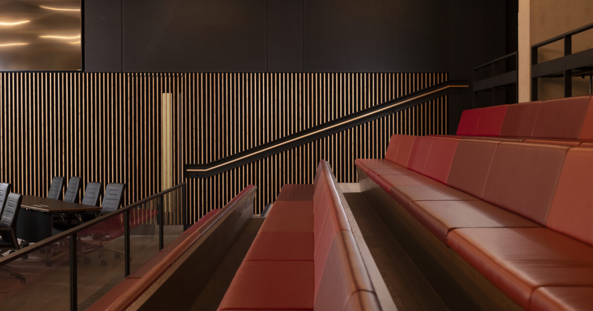 Richlite recycled paper composite, used in town hall… | Surface Matter